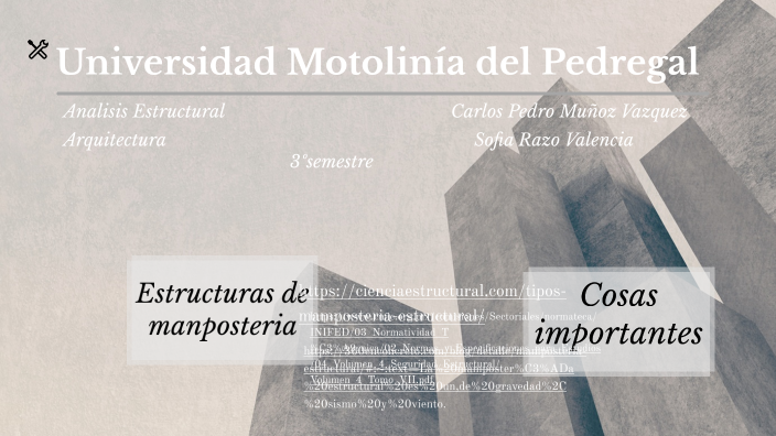 Estructuras de Mampostería by Sofia Razo on Prezi