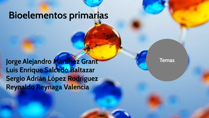 Bioelementos primarios by Francisco Fernández on Prezi