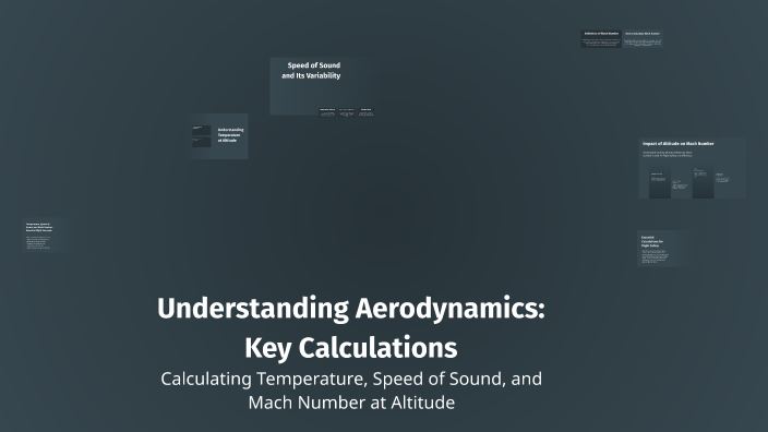 Understanding Aerodynamics: Key Calculations by Mohammad AlRifaii on Prezi