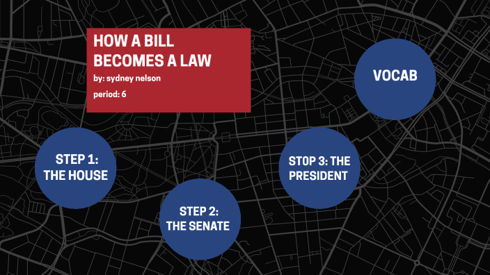 how a bill becomes a law by Sydney Nelson on Prezi