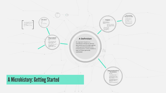 A Microhistory: Getting Started by Bridget Doss on Prezi