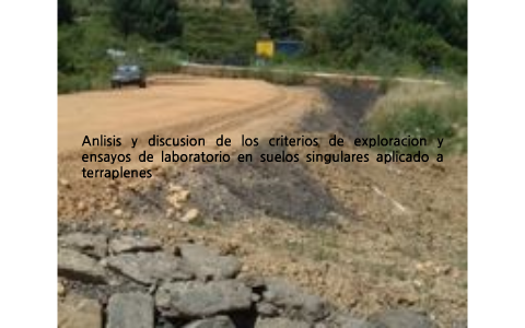 Análisis y discusión de los criterios de exploración y ensayos de ...