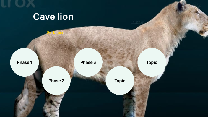 Extinct Cave lion by Elijah Solano - WCH Student on Prezi