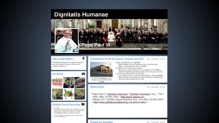 Dignitatis Humanae by Michael Atienza on Prezi