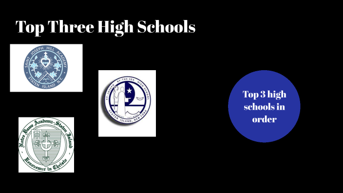 Top 3 high schools by Gianna Giordano on Prezi
