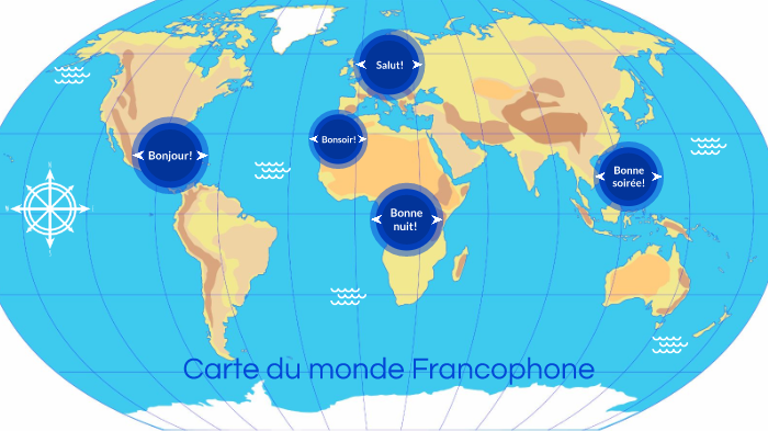 Mapa de la francofonía by Clara Contreras on Prezi