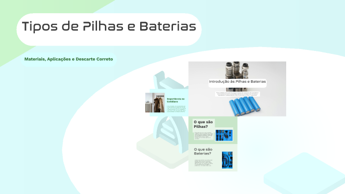 Tipos de Pilhas e Baterias by Alessandro Alves on Prezi