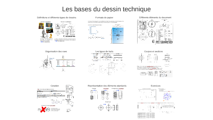 Les bases du dessin technique by Herve Boudou on Prezi