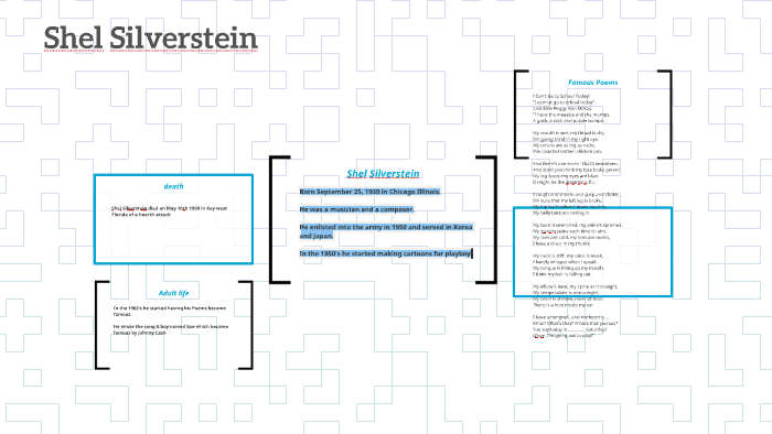 Shel Silverstein by Elizabeth Jakubowski on Prezi
