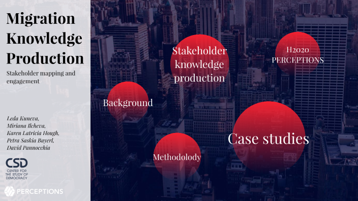 Migration knowledge production: Stakeholder mapping and engagement by ...