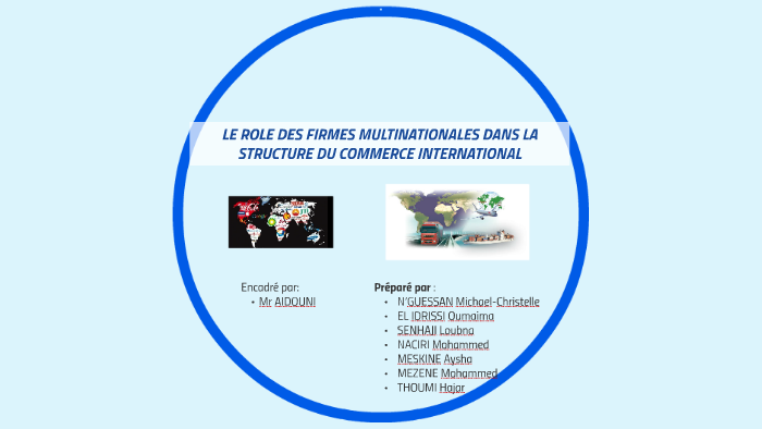 LES FIRMES MULTINATIONALES DANS LA STRUCTURE DU COMMERCE INT by Pascale ...