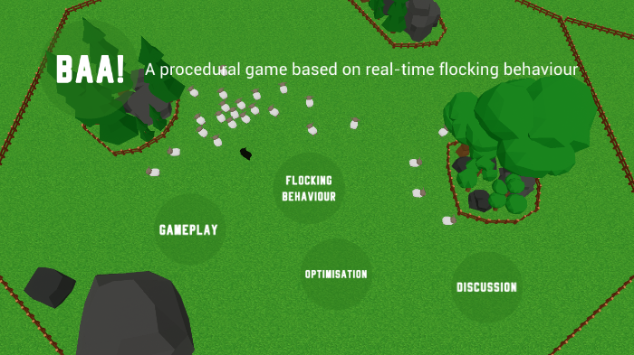 Baa! A procedural game based on real-time flocking behaviour by Lucas ...