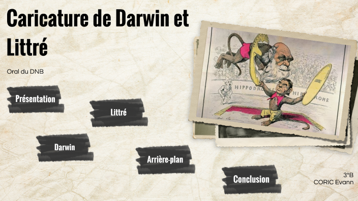 DNB caricature Darwin by Evann CORIC on Prezi