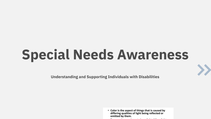 Special Needs Awareness by Ty Covington on Prezi