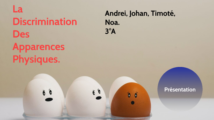 la discrimination physique by Andrei Graur on Prezi