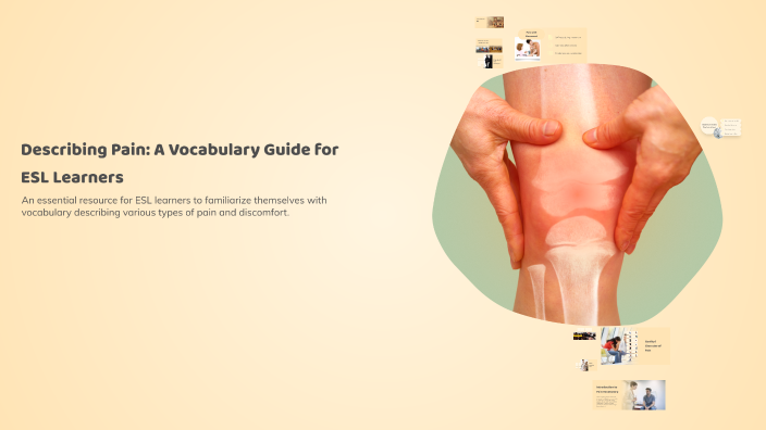 Describing Pain: A Vocabulary Guide for ESL Learners by miguel angel ...