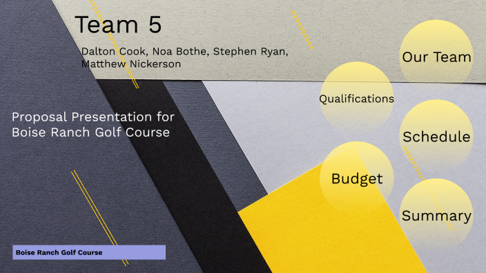 Boise Ranch Golf Course by Dalton Cook on Prezi