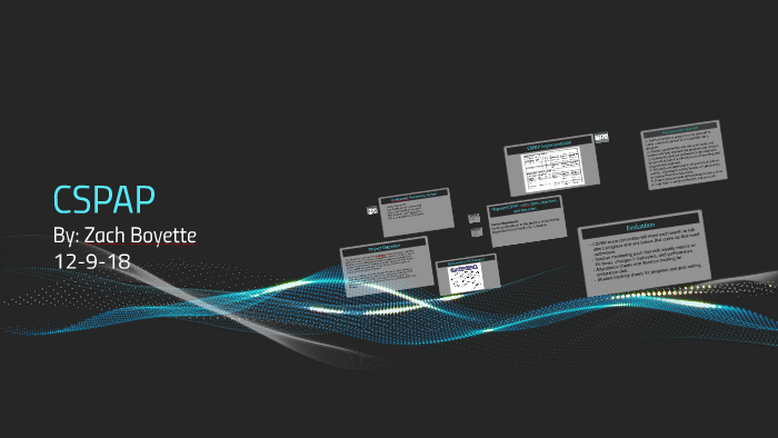 CSPAP by Zach Boyette on Prezi