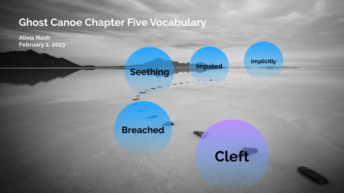 Ghost Canoe Chapter 5 Vocabulary by Alivia Nash on Prezi