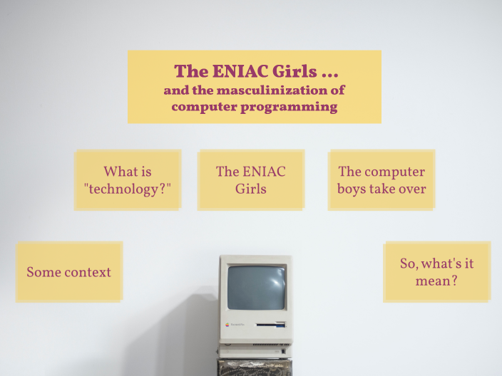 The ENIAC Girls ... and the masculinization of computer programming by ...