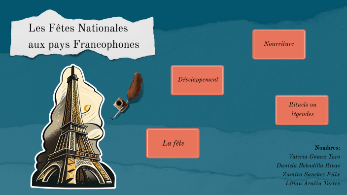 Les Fêtes Nationales aux pays Francophones by Valeria Gomez on Prezi