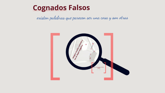 falsos cognados by christian araya on Prezi