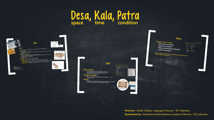 Desa, Kala, Patra by Yudhistira Budiono on Prezi