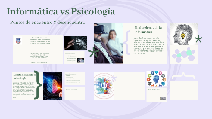 Informática vs Psicología by Dore Quintero on Prezi