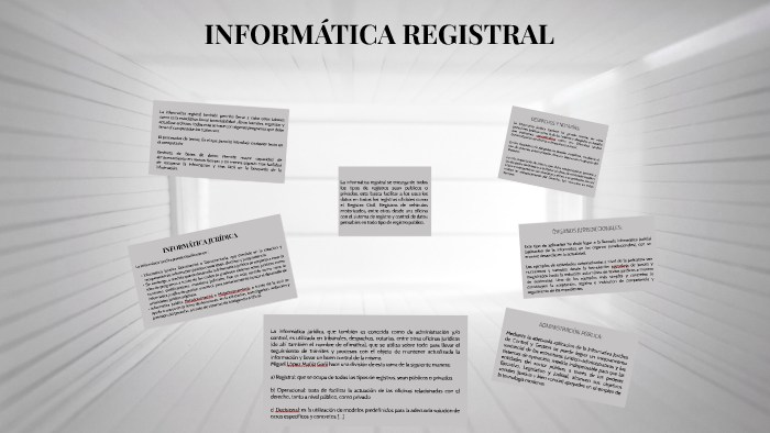 INFORMATICA REGISTRAL by juan carlos conde vazquez on Prezi