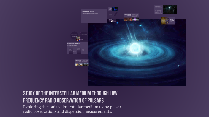 Study of the Interstellar Medium through Low Frequency Radio ...