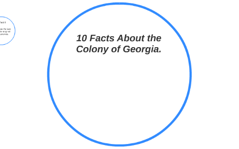 10 Facts About the Colony of Georgia. by sam bann on Prezi