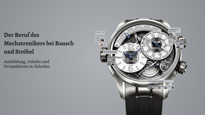 Der Beruf des Mechatronikers bei Bausch und Ströbel by Lucas hüttinger ...