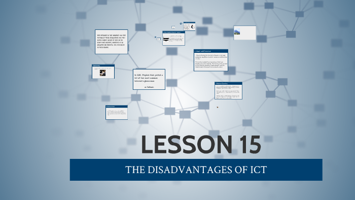 THE DISADVANTAGES OF ICT by Loraine Lopez on Prezi