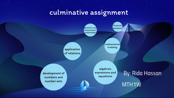 culminative assignment by rida hassan on Prezi