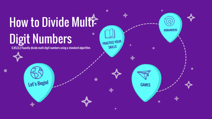 How to divide multi-digit numbers by Paige Glisson on Prezi
