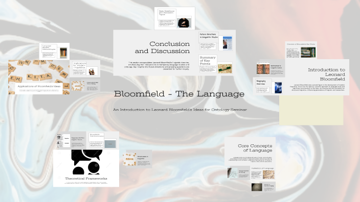Bloomfield - The Language by Jonny on Prezi
