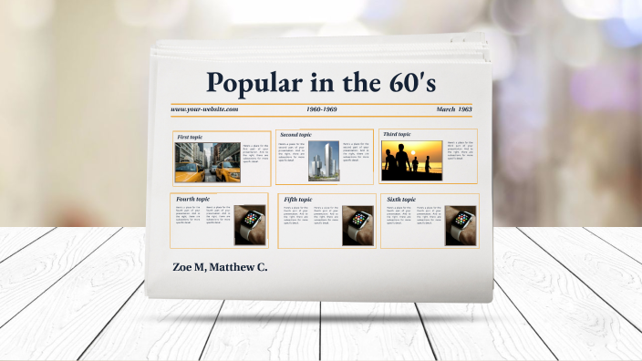 The 60's Scavenger Hunt by Matthew Caballero (Student) on Prezi