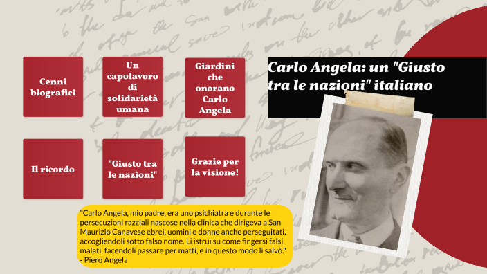 Carlo Angela: un "Giusto tra le nazioni" italiano by Alberto Cucino on ...