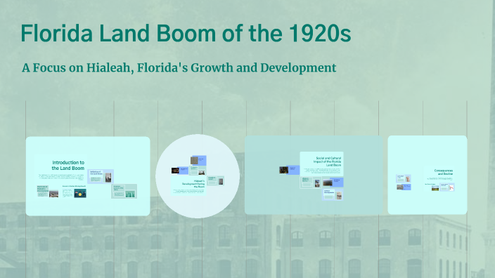 Florida Land Boom of the 1920s by Bethany Smith on Prezi
