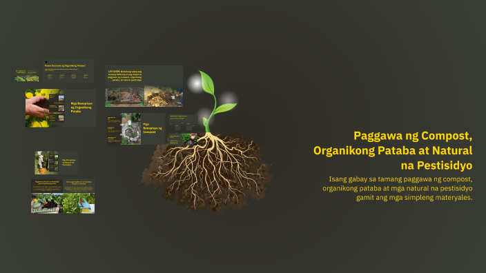 Paggawa ng Compost, Organikong Pataba at Natural na Pestisidyo by rogie ...