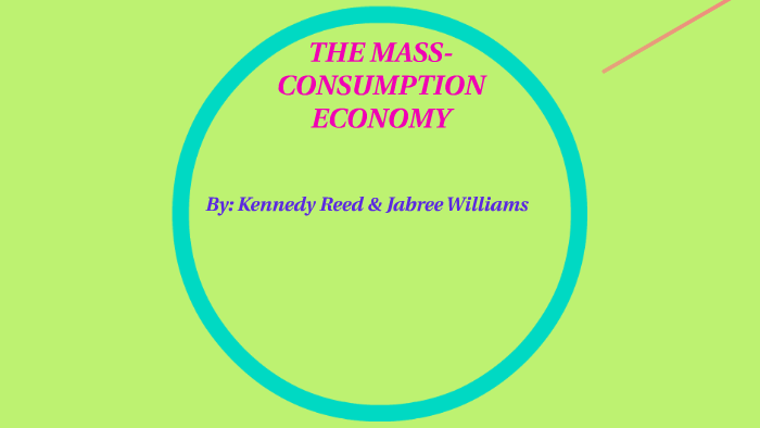 THE MASS-CONSUMPTION ECONOMY by kennedy reed on Prezi