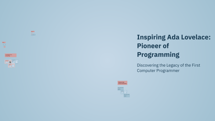 Inspiring Ada Lovelace: Pioneer of Programming by carlos marin on Prezi