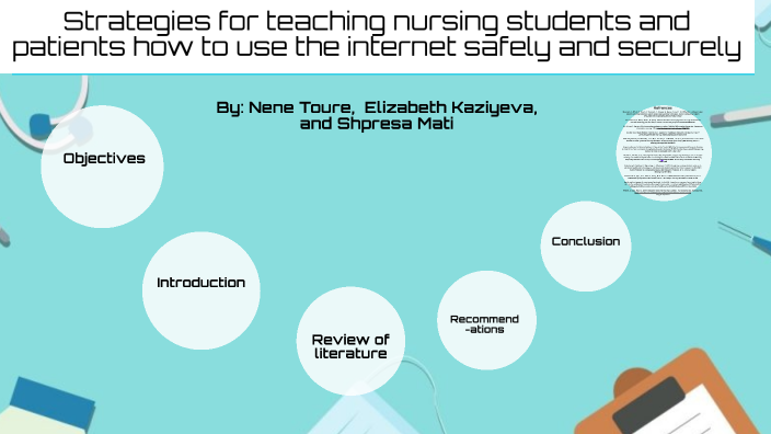 Strategies for teaching patient and nursing students how to use the ...