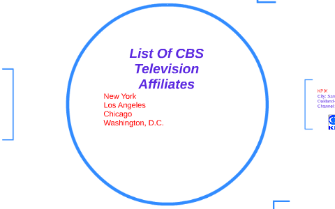 List Of CBS Television Affiliates by Daniel Clark on Prezi