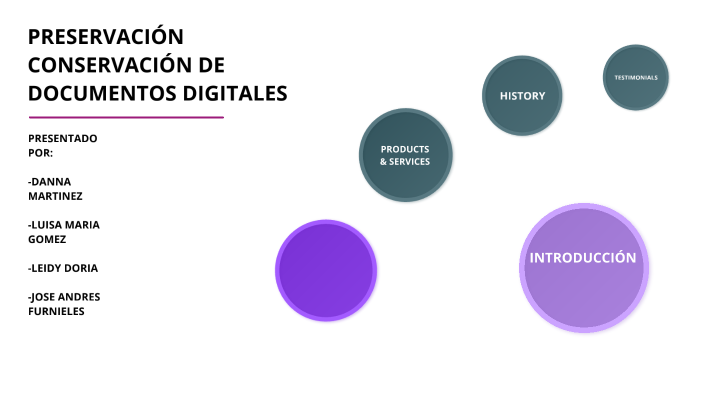 preservación y conservación de documentos digitales by danna martinez on Prezi