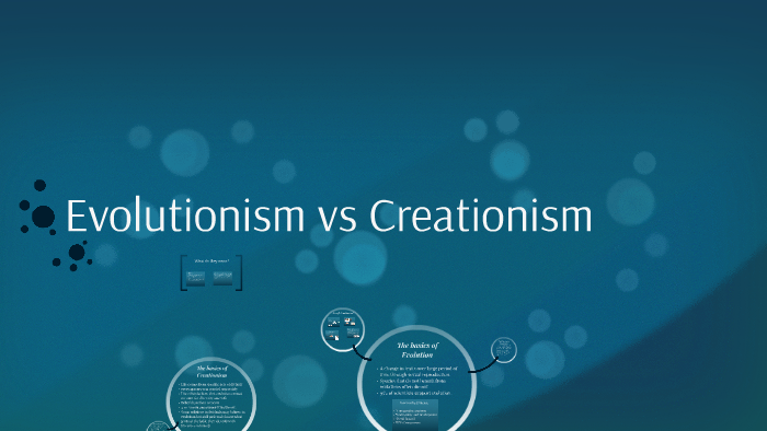 Evolutionism vs Creationism by Ciara Anderson on Prezi