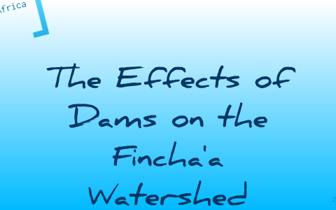 Effects of dams on the Fincha'a Watershed by Namita C on Prezi