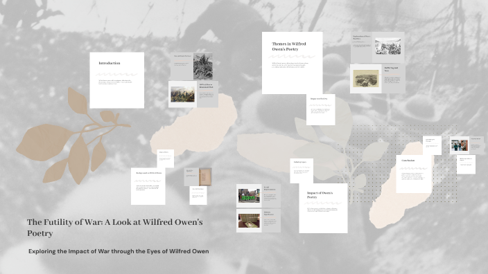 The Futility of War: A Look at Wilfred Owen's Poetry by Jamie Robinson ...