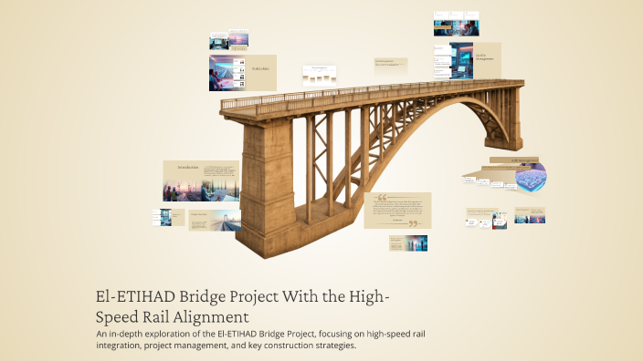 El-ETIHAD Bridge Project With the High-Speed Rail Alignment by Nada ...