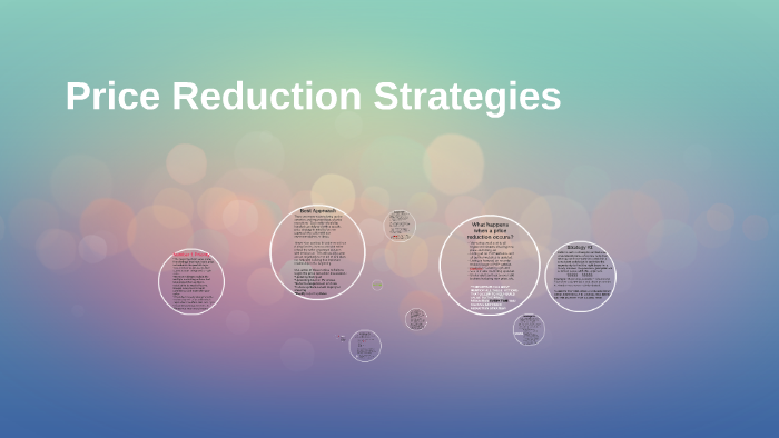 Price Reduction Strategies by Lawrence Cairney on Prezi